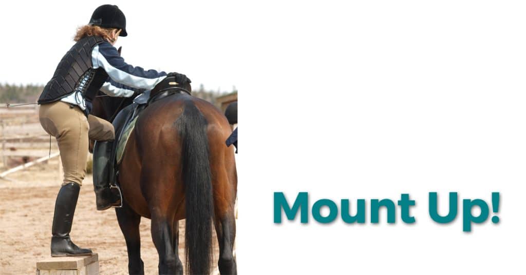 Teach Your Horse to Stand Still While Mounting