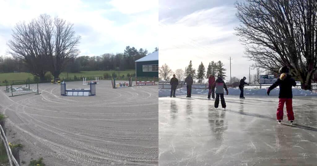 How to Turn Your Outdoor Arena Into a Skating Rink